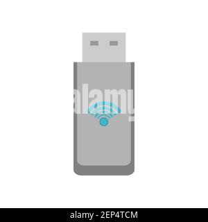 Wireless communication module for mouse or keyboard. Mini format. Flat ...