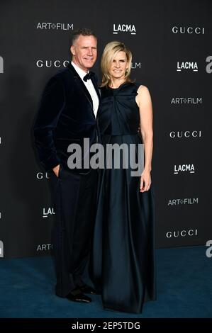 (L-R) Will Ferrell and Viveca Paulin arrives at LACMA's 50th ...