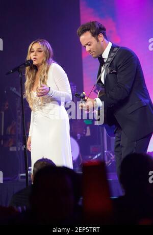MIAMI, FL-NOV 2: Singer Alison Porter performs during the 2019 ...