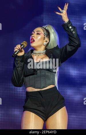 Karly Loaiza of Kali Uchis during Outside Lands Music Festival at ...