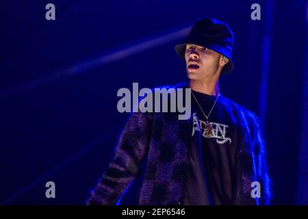 Slowthai (Tyron Kaymone Frampton) during the Day N Vegas Music Festival ...