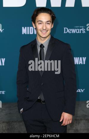 Mikael Conde at the MIDWAY World Premiere held at Regency Village ...