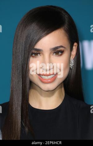Sofia Carson at the MIDWAY World Premiere held at Regency Village ...