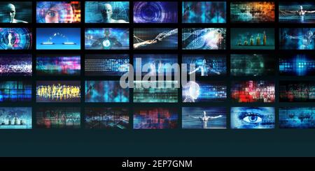 Immersive Technology and Music Sound Experience Concept Stock Photo - Alamy