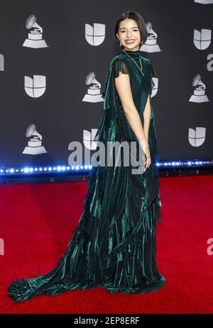 Angela Aguilar arrives at the 20th Latin Grammy Awards on Thursday, Nov ...