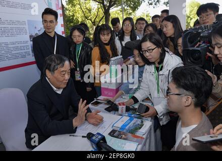 Zong Qinghou, founder and chairman of Hangzhou Wahaha Group, attends ...