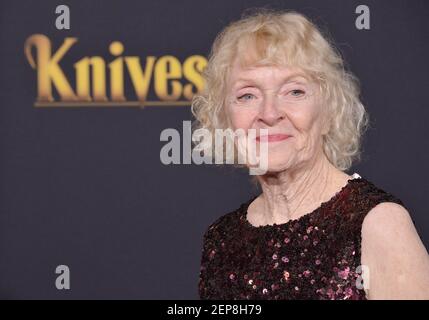 K Callan arrives at the KNIVES OUT Los Angeles Premiere held at the ...