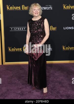 K Callan arrives at the KNIVES OUT Los Angeles Premiere held at the ...