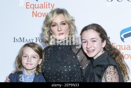 Nigel Butler, Amy Carlson, Lyla Butler attend the annual Make Equality ...