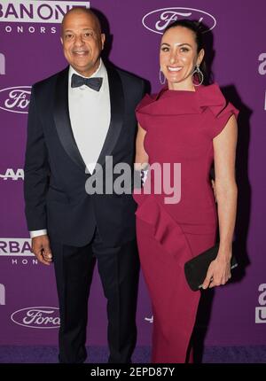 Alfred Liggins III CEO Urban One & His Wife at the 2019 Urban One ...