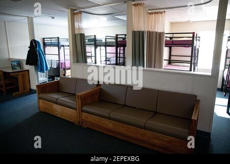 South Texas Family Residential Center Tour Stock Photo - Alamy