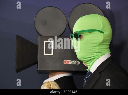 Buttered Side Down arrives at The 9th Annual Streamy Awards held at the ...