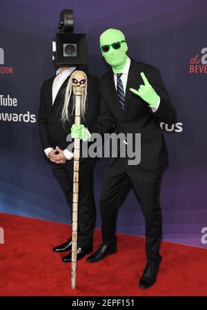 Buttered Side Down arrives at The 9th Annual Streamy Awards held at the ...
