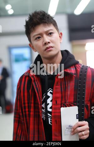 --FILE--Chinese actor Ren Jialun, also known as Allen Ren, shows up at ...