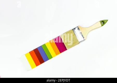 color guide sampler Stock Photo - Alamy