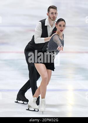 Sara Conti, Niccolo Macii during the ISU Grand Prix of Figure Skating ...