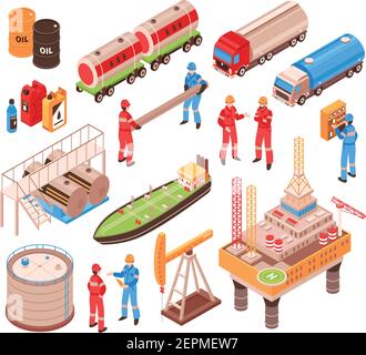 Isometric Rail Oil Gasoline Tanker Car. Cargo Freight Forwarding ...