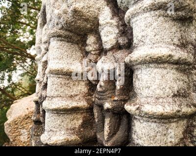 Beautiful interior of the Temple of Bamuni hill of Tezpur, India ...