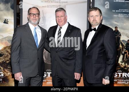 Mark Nutsch attend the "12 Strong" World Premiere on January 16, 2018 ...