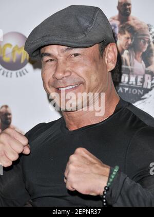 Danny Hester arrives at the "Kickboxer: Retaliation" Premiere held at ...