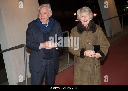 Cees Dam and Martine van Loon-Labouchere during the 75th birthday of ...