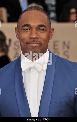 Jason George arrives at the 24th annual Screen Actors Guild Awards at ...