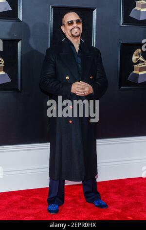 Ice-T arrives at the 60th annual Grammy Awards at Madison Square Garden ...