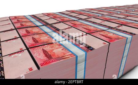 Money of Uganda. Shilling bills. UGX banknotes. 2000 Ganga. Business ...