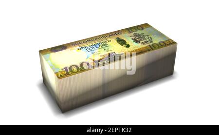 Money of Solomon Islands. Dollar bills. SBD banknotes. 10 Tok. Business ...