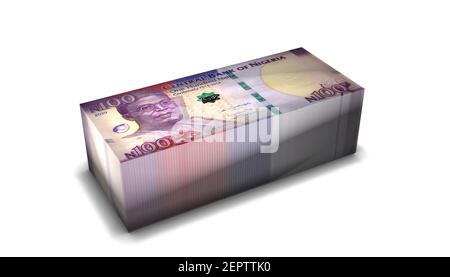 Money of Nigeria. Nigerian naira bills. NGN banknotes. 500 polymer ...