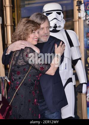 Mark Hamill and his wife Marilou York during the St Patrick's day ...