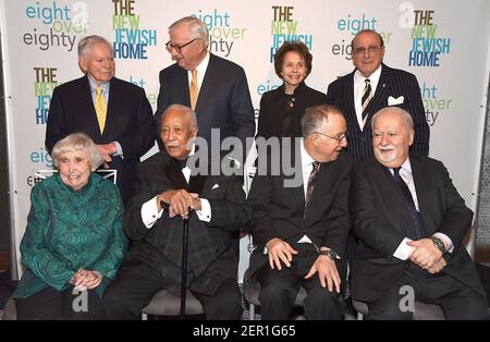 Honorees Vartan Gregorian, Mayor David Dinkins, Marilyn Berger and Roy ...