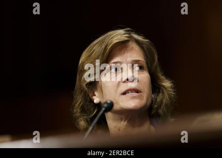 Amy J. St. Eve speaks during her confirmation hearing to become a ...