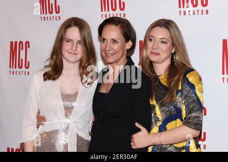 Mae (daughter of Zoe Perry), Laurie Metcalf and Zoe Perry attend MCC ...