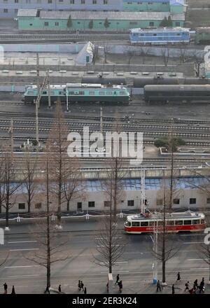 General views of North Korea seen in these hand out photos provided by ...