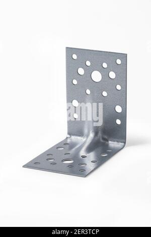 Corner connection of a metal profile when building a frame for drywall ...