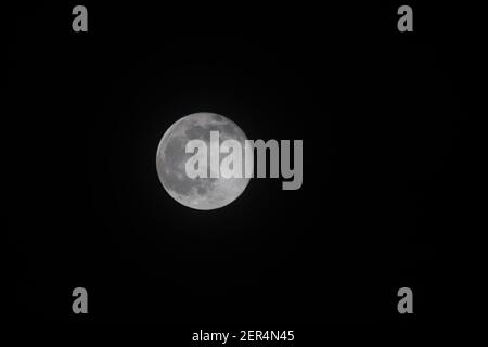 Some native American tribes named February full moon , snow moon after ...