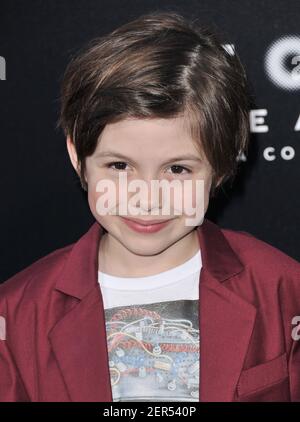 Asher Miles Fallica arrives at the "Tully" Los Angeles Premiere held at ...