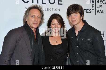 L-R: Actor William Fichtner, Kymberly Kalil and Vangel Fichtner attend ...