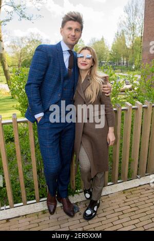 Victoria Koblenko and Evgeniy Levchenko during the launch of the new ...