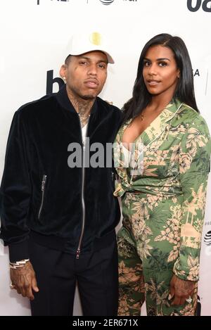 Kid Ink and Asiah Collins attend Unbanned: The Legend of AJ1 Movie ...