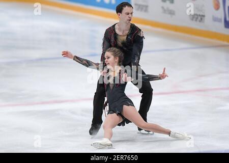 THE HAGUE, NETHERLANDS - FEBRUARY 28: Nika Osipova and Dmitry Epstein ...