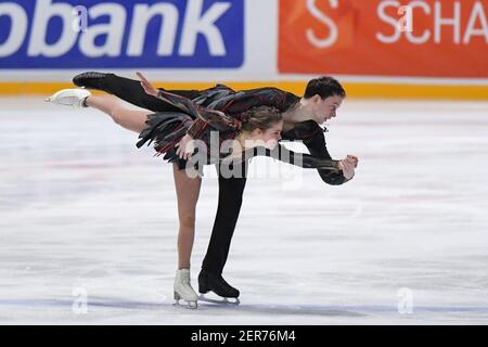 THE HAGUE, NETHERLANDS - FEBRUARY 28: Nika Osipova and Dmitry Epstein ...