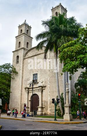 Church of Jesus, Merida, Yucatan State, Mexico Stock Photo - Alamy