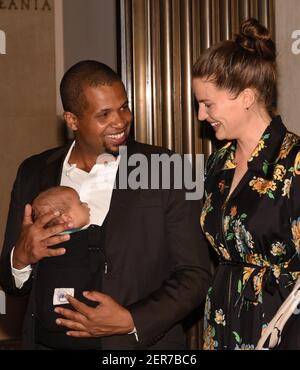 Damani Baker, Asa Baker Russell and Cameron Russell attend The Rainforest Alliance 2018 Annual ...