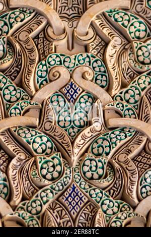 Abstract background with arabic islamic stained glass Stock Photo - Alamy