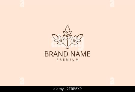 Three Wheat or Leaf Logo Design Vector Template suitable for nature ...