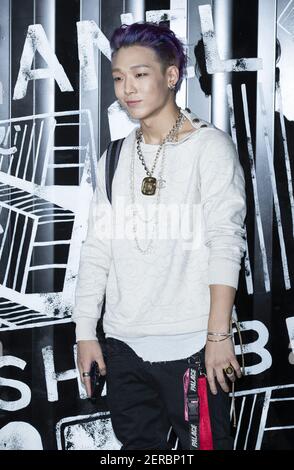 South Korean Bobby, rapper of the South Korean boy group ikon, attends ...