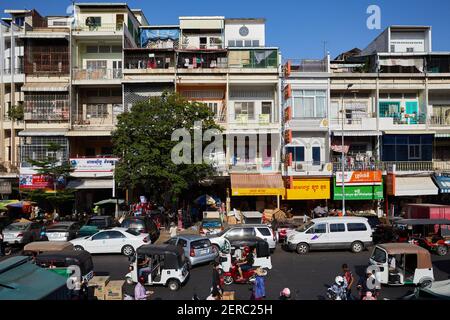 Orussey Market, Phnom Penh, Cambodia Stock Photo - Alamy