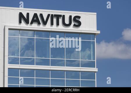 A logo sign outside of the headquarters of Navitus Health Solutions in ...